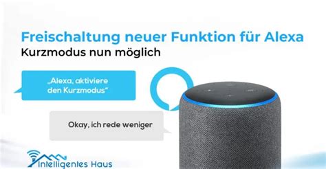 Kurzmodus Nun In Deutschland Verfügbar Alexa Kann Weniger Sprechen