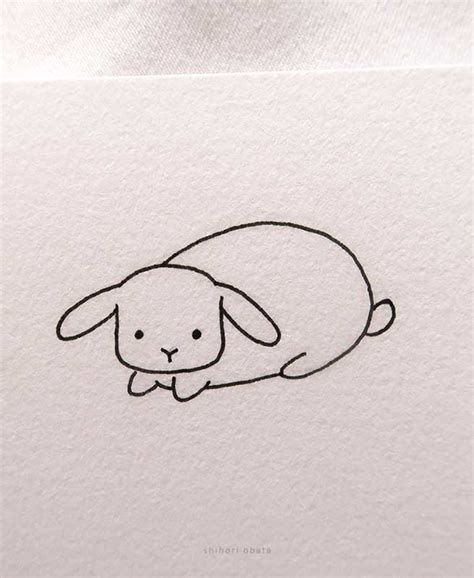 20 Cute Easy Bunny Rabbit Drawing Ideas