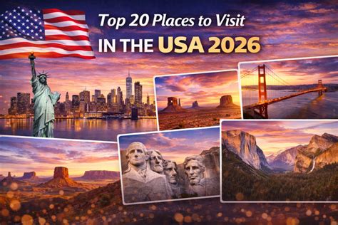 Top 20 Places To Visit In The Usa 2026 The Worlds Times