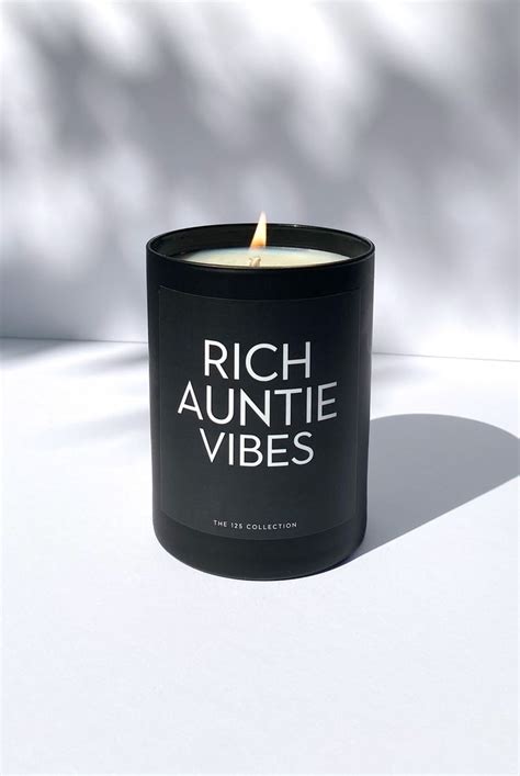 Rich Auntie Vibes Candle Auntie Candle Quotes Paraben Free Products