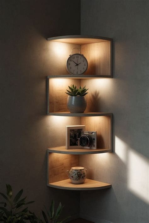 20 Brilliant Ways To Maximize Small Spaces With Stylish Corner Shelves