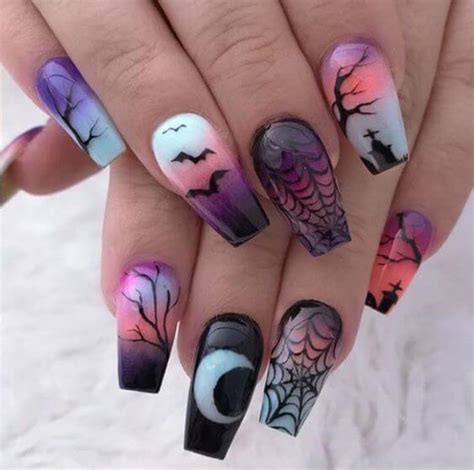 15 Creepy Coffin Halloween Nails For The Scary Holiday