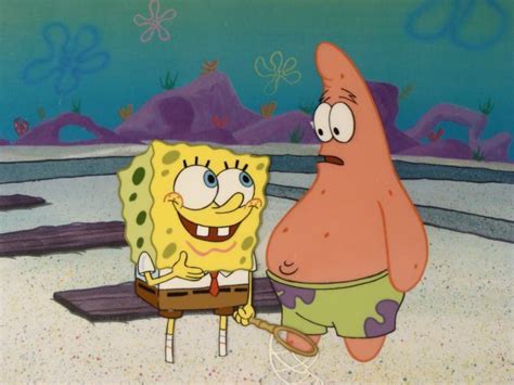 Animation Makes Sense Original Cel Spongebob Background