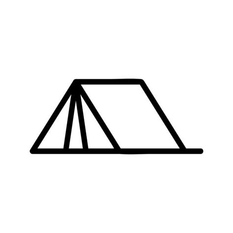 Tent Outline Vector Art Icons And Graphics For Free Download