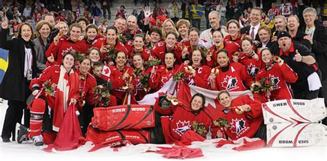 Team Canada Women 2006 Winter Olympics Ice Hockey Champions Hockeygods