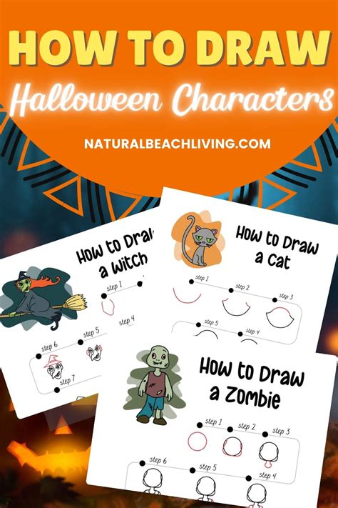 Halloween Pictures To Draw Step By Step How To Draw Halloween