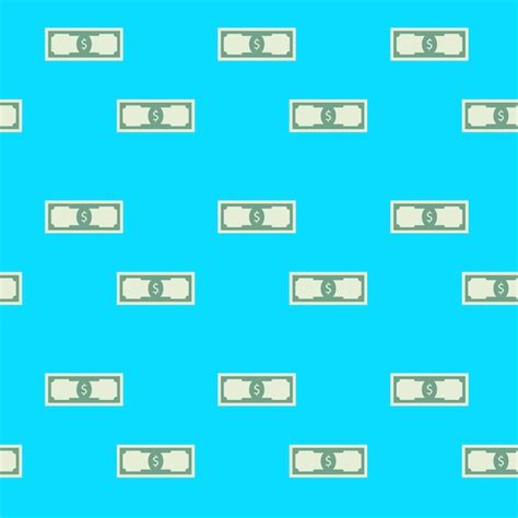 Premium Vector Seamles Pattern With Dollar Bill
