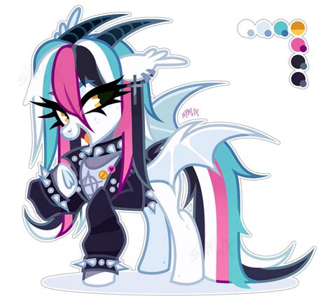 Pony Mlp Adopt Punk Biker Open By Synlixx On Deviantart