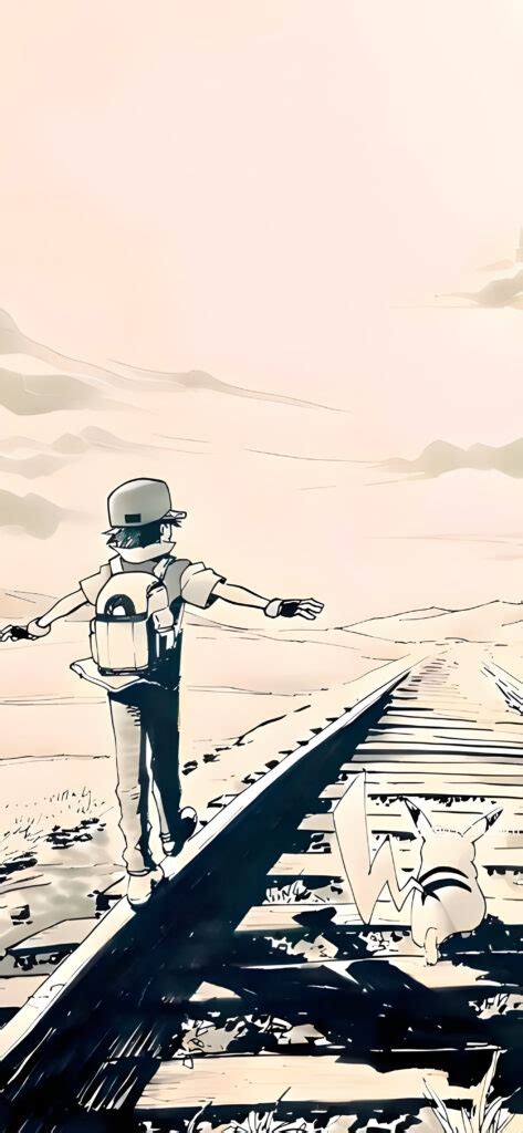 Pokemon Journey Ash Pikachu Wallpapers Vintage Wallpapers Hd