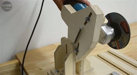 How To Make An Angle Grinder Stand Perfect For Metal Cutting