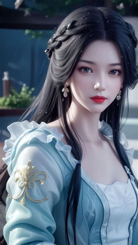 国漫女神｜《星辰变》姜立ai超高清手机壁纸：飘雪城公主 哔哩哔哩