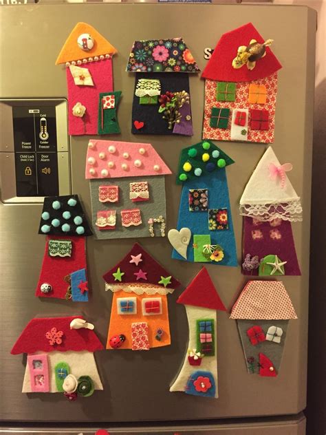 Patchwork Houses With Cardboard And Collage Artofit