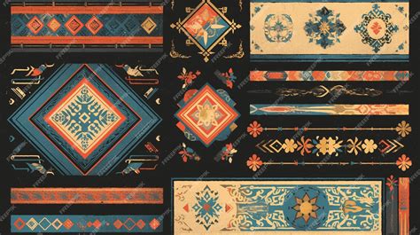 Traditional Patterns From Vientiane Laos Premium Ai Generated Vector