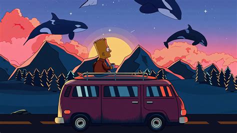 Fondos De Pantalla Dibujos Animados De Bart Simpson 1024x1024