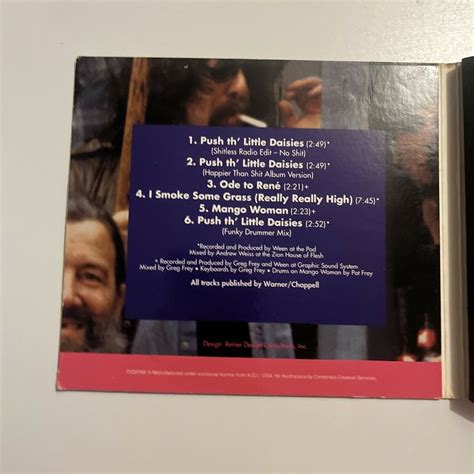 Ween Push Th Little Daisies 1993 Australian Cd Digipak Ep 6 Track