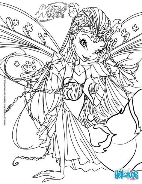 Winx Club Flora Coloring Pages To Print [2025]