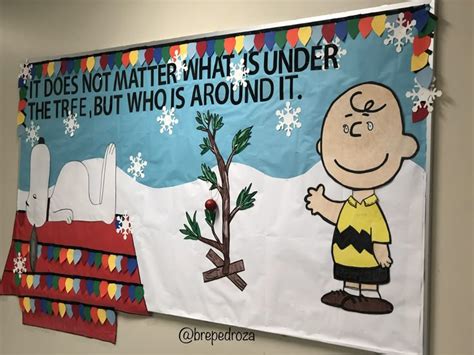 Charlie Brown Christmas Door Decorations For School Charlie Brown