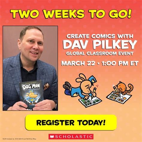 Create Comics With Dav Pilkey Windsor Library