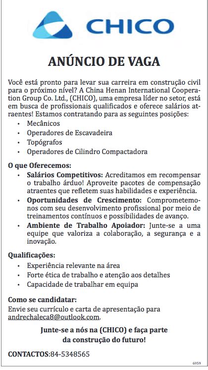Concurso Público Contratação De Mecânicos Operadores De Escavadeira