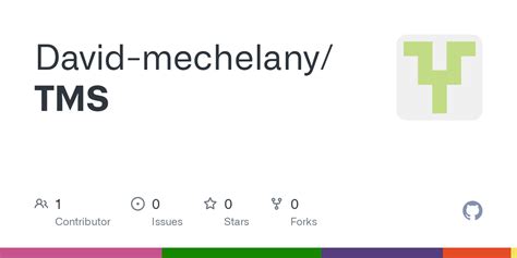 GitHub David Mechelany TMS