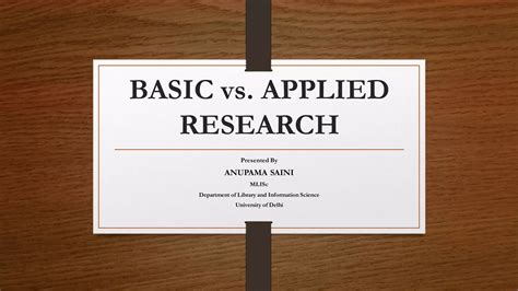 Basic Vs Applied Research Pdf
