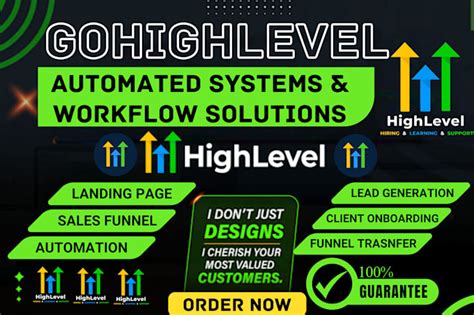 Design Gohighlevel Systems For Ghl Automated Workflows Ghl Client