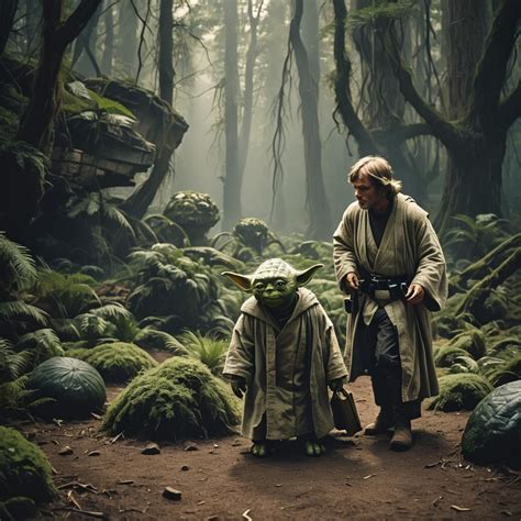 Luke Skywalker And Yoda Jedy Ai Generated Artwork Nightcafe Creator