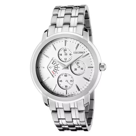 Jual Seiko Jam Tangan Pria Seiko Classic Srl003p1 Retrograde White Dial
