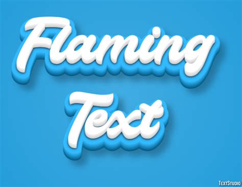 Flaming Text Text Effect And Logo Design Sentence