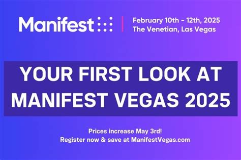 Manifest 2025 It Supply Chain