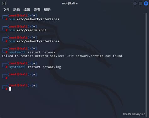Kali Nat网络配置kali网络配置 Nat Csdn博客