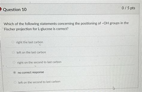 solved question 10 0 5 pts which of the following statements