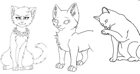Warrior Cat Coloring Page Sheets