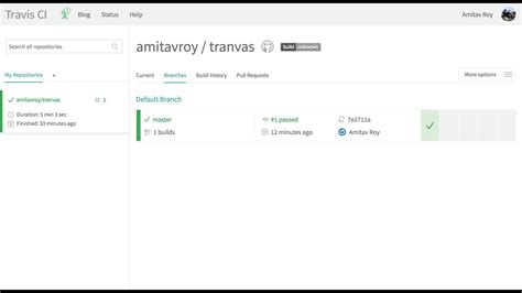Tranvas 01 Installation Github Travis Ci Youtube
