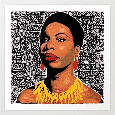 Nina Simone Art Print Africa Art Design Art Prints Nina Simone Art