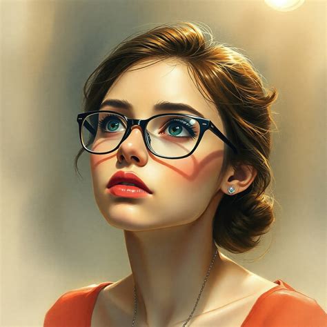 Girls With Glasses 16 By 1773boza On Deviantart