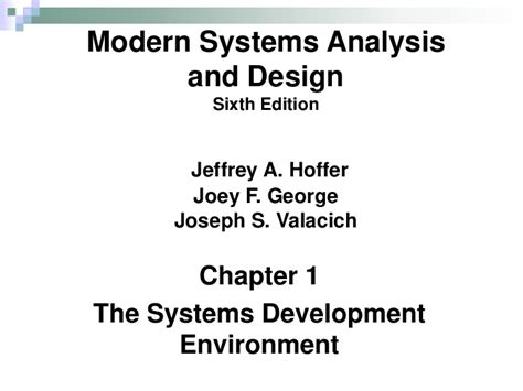 Modern System Analysis And Design Pdfcoffeecom