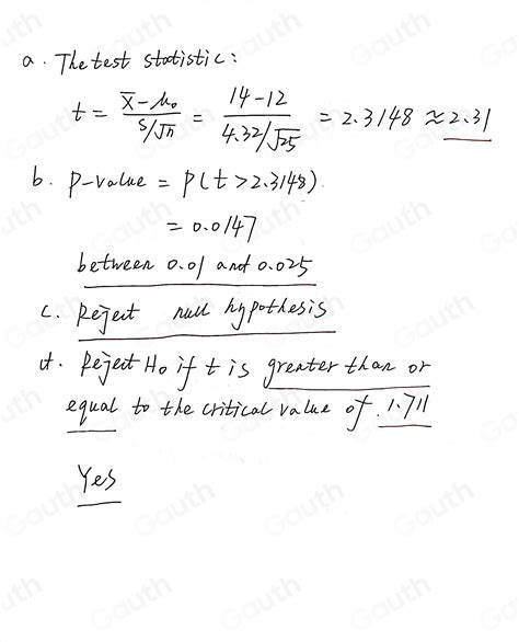 Solved Consider The Following Hypothesis Test H0mu ≤ 12 Hamu 12