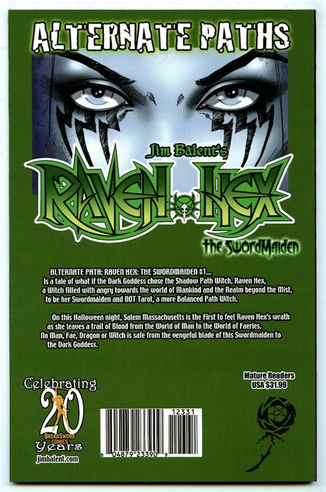 Raven Hex The Swordmaiden 1 2020 Broadsword Nm Nm Cosplay Edition Signed 4848256275