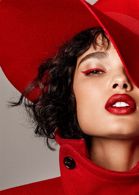 Daniela Braga Poses In Red Hot Fashions For Harpers Bazaar Fashion Gone Rogue