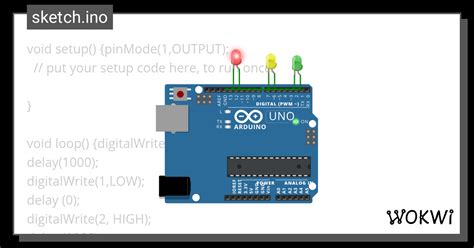 Road Signal Wokwi Esp32 Stm32 Arduino Simulator