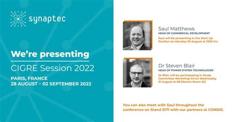 Synaptec On Linkedin Come And Listen To The Team At Synaptec At The