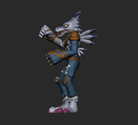 Stl File Digimon Gabumon Evolution Line 🐉 ・3d Printable Model To