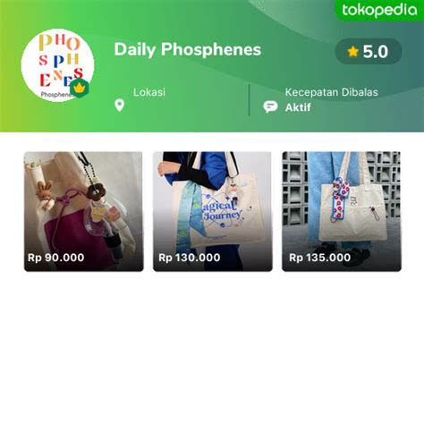 Toko Daily Phosphenes Online Produk Lengkap And Harga Terbaik Tokopedia