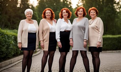 Redhead Grandmas Black Pantyhose 2 By Sherafan185 On Deviantart