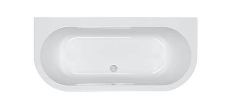Carron Halcyon D Shaped 1750 X 800mm Carronite Freestanding Bath