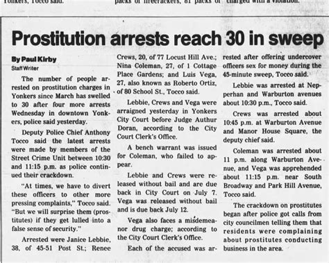 Prostitution Arrests