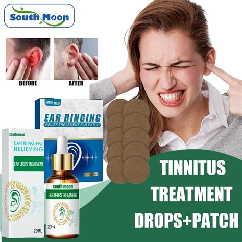 【hot Sale】south Moon Tinnitus Treatment Drops Tinnitus Treatment Patch Ear Drops Infection Ear
