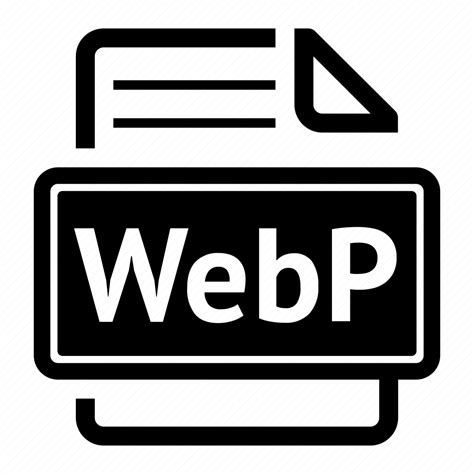 document extension file file type format type webp icon