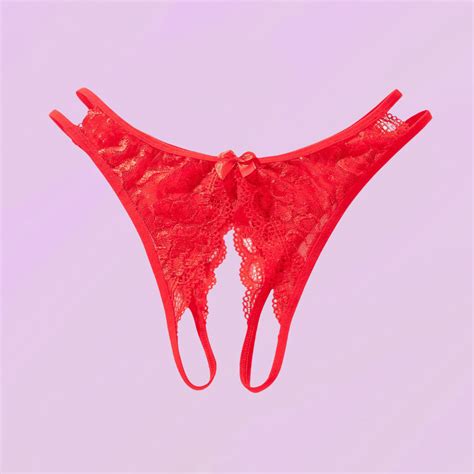 Lace Crotchless Panties Panties House Of Chastity